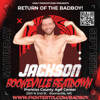 MMA Fight Card - THE BOONEVILLE BEATDOWN JOSHUA GRAY RETURNS HOME